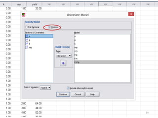 2^3 factorial design in SPSS | PPTX