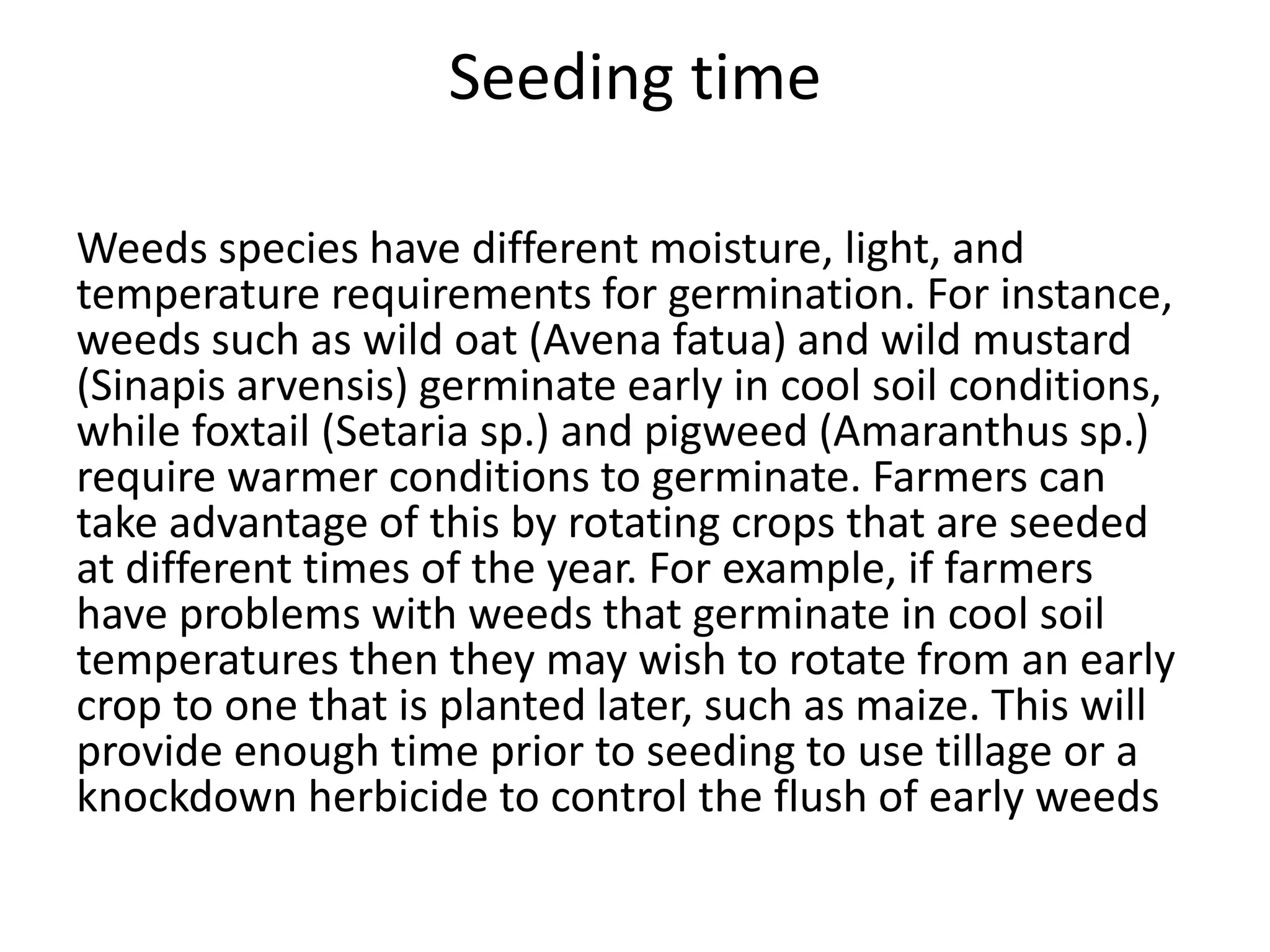 23. integrated weed management ( iwm cultural weed control) A ...