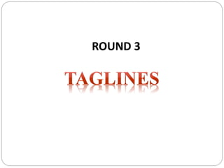 TAGLINE QUIZ BEGINNERS | PPTX