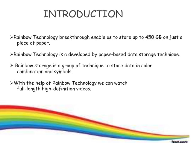 23.rainbowtechnology | PPT