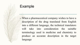 Technical translation | PPTX