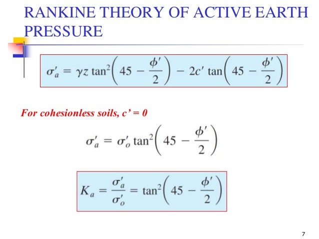 Geotechnical Engineering-II [Lec #23: Rankine Earth Pressure Theory]