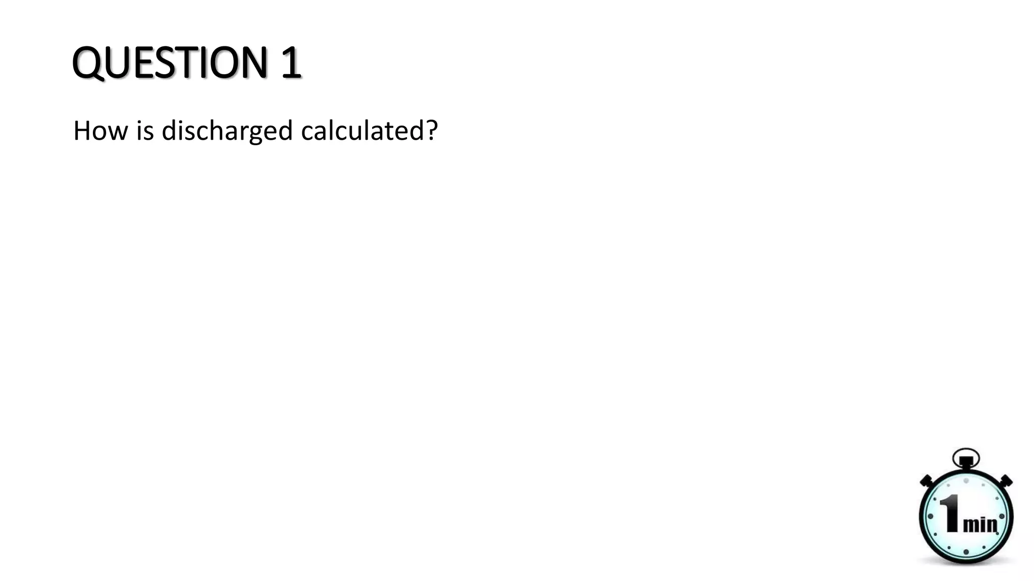 REVISION AS CAMBRIDGE GEOGRAPHY: RIVERS - DISCHARGE | PPT