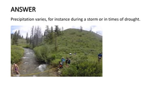 REVISION AS CAMBRIDGE GEOGRAPHY: RIVERS - DISCHARGE | PPT