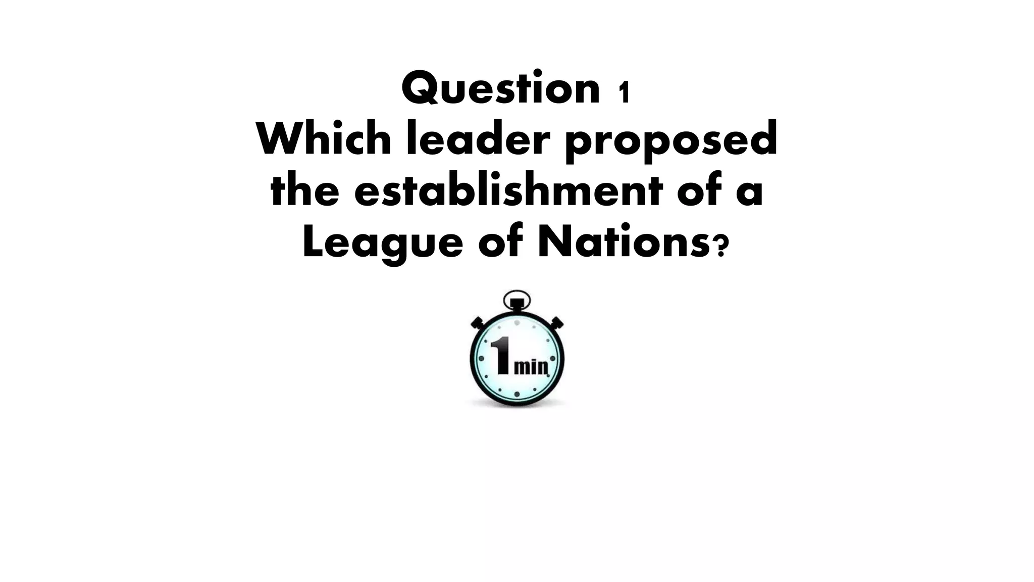 REVISION IGCSE CAMBRIDGE HISTORY: LEAGUE OF NATIONS | PPTX