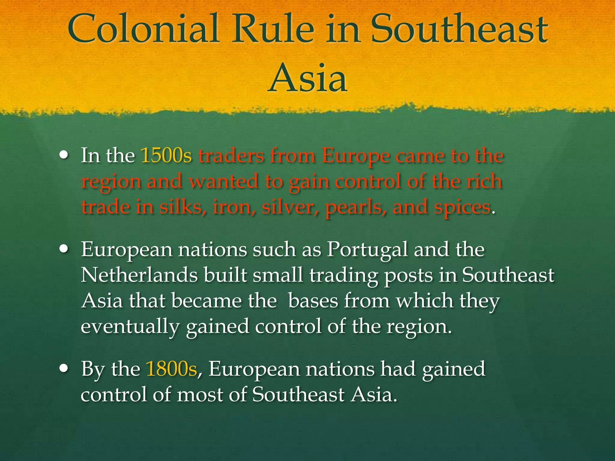 23 1 Southeast Asia Cultures and History | PPTX