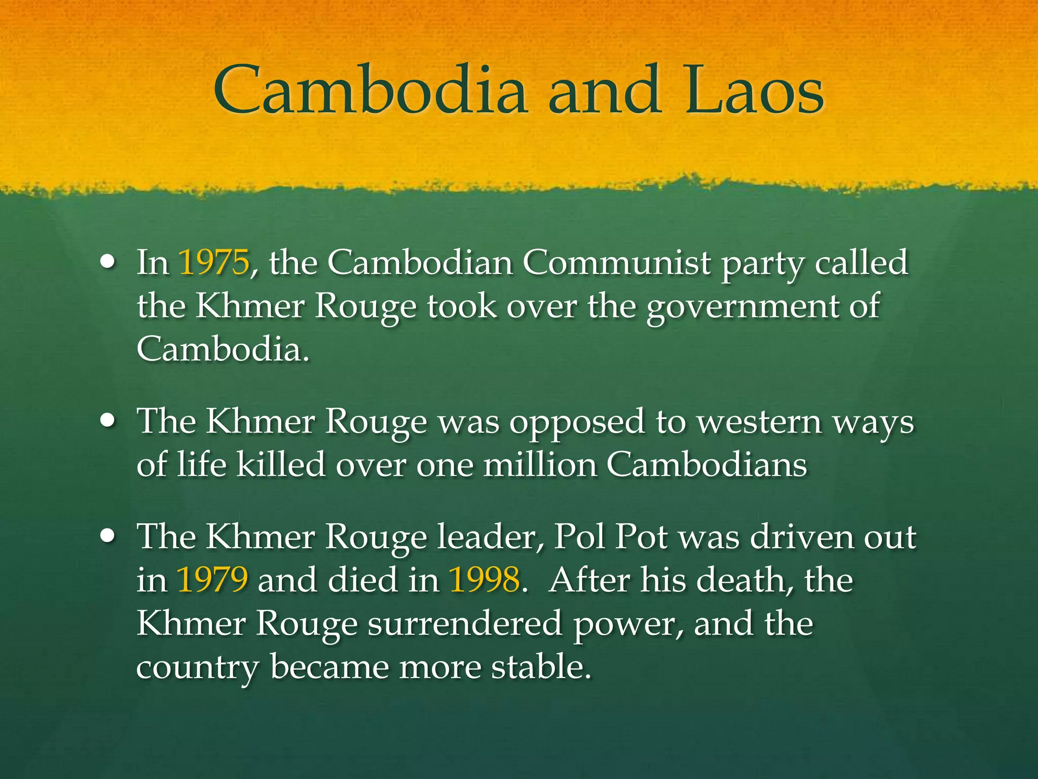 23 1 Southeast Asia Cultures and History | PPTX