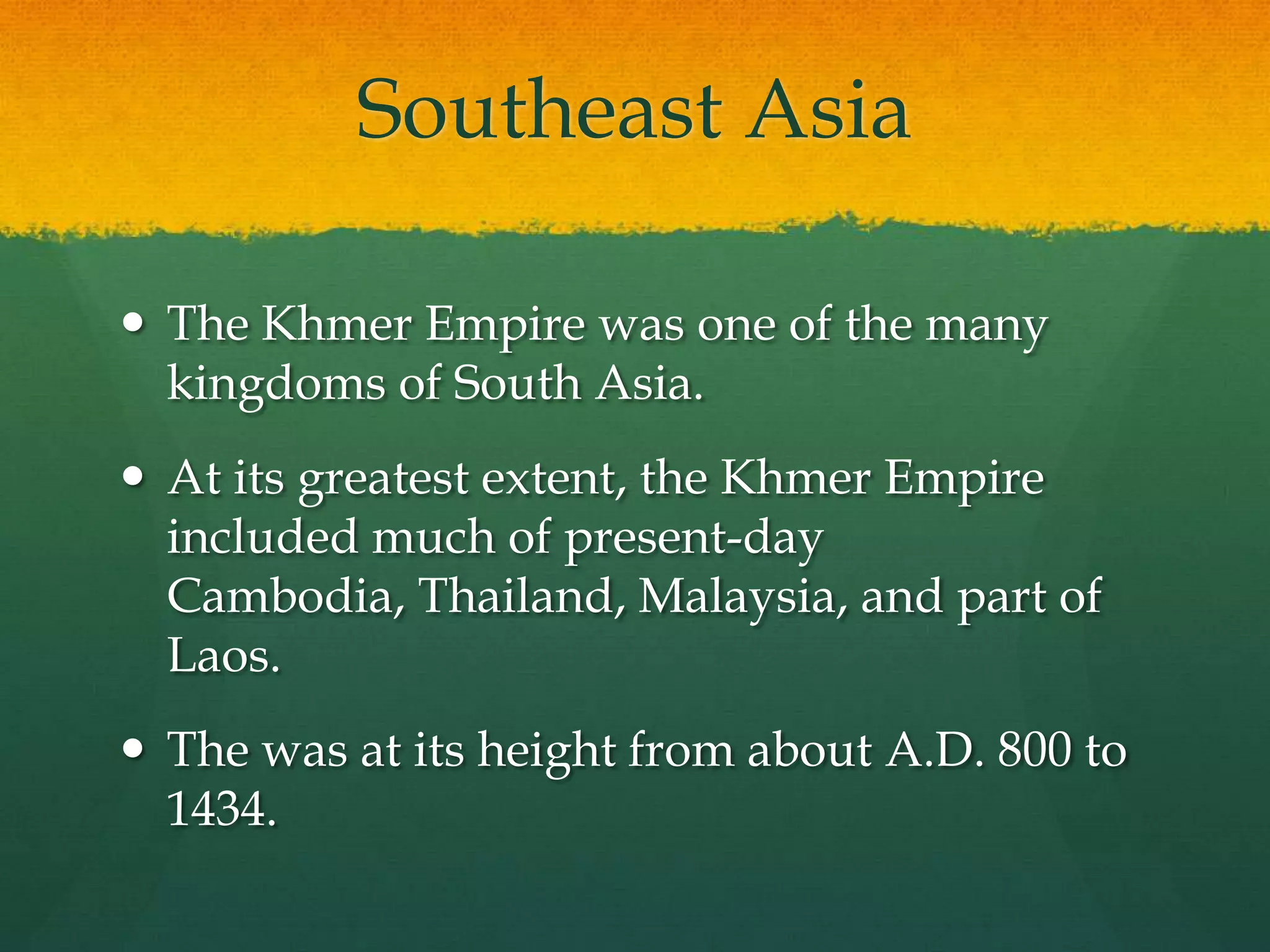 23 1 Southeast Asia Cultures and History | PPTX