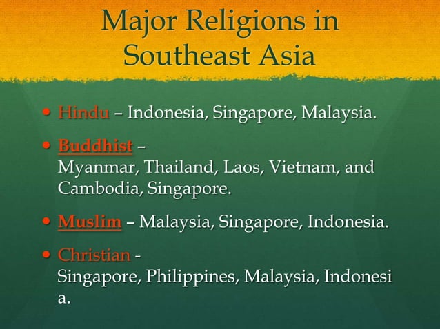23 1 Southeast Asia Cultures and History | PPTX