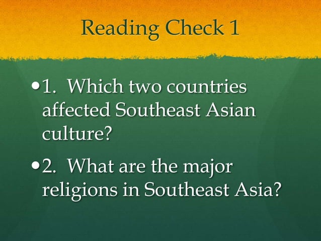 23 1 Southeast Asia Cultures and History | PPTX