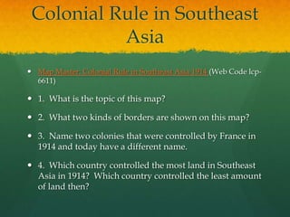 23 1 Southeast Asia Cultures and History | PPTX