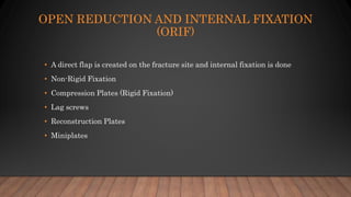 Mandibular and Maxillary Fractures | PPTX