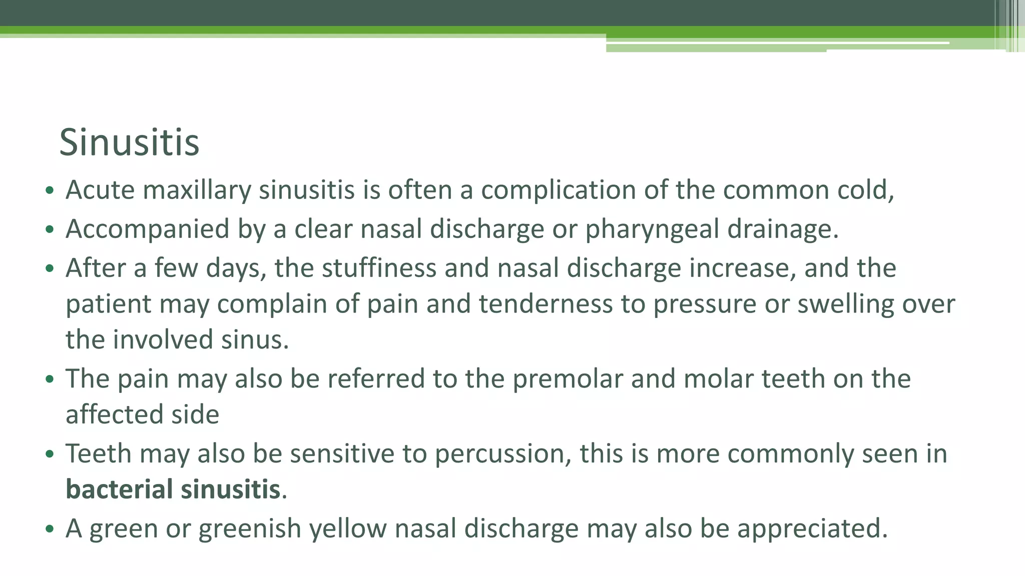 Radiographic Features of Paranasal Sinuses | PPTX