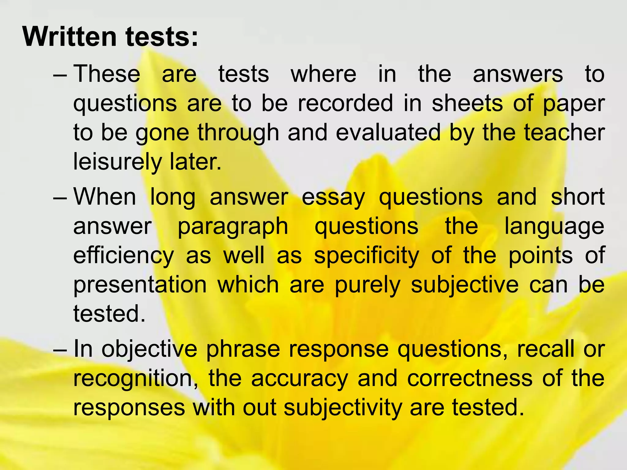 Pedagogy - Evaluation in computer science | PPSX