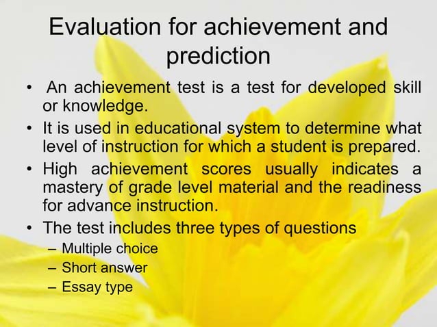 Pedagogy - Evaluation in computer science | PPSX