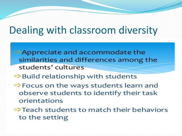 CLASS ROOM DIVERSITY | PPTX | Education