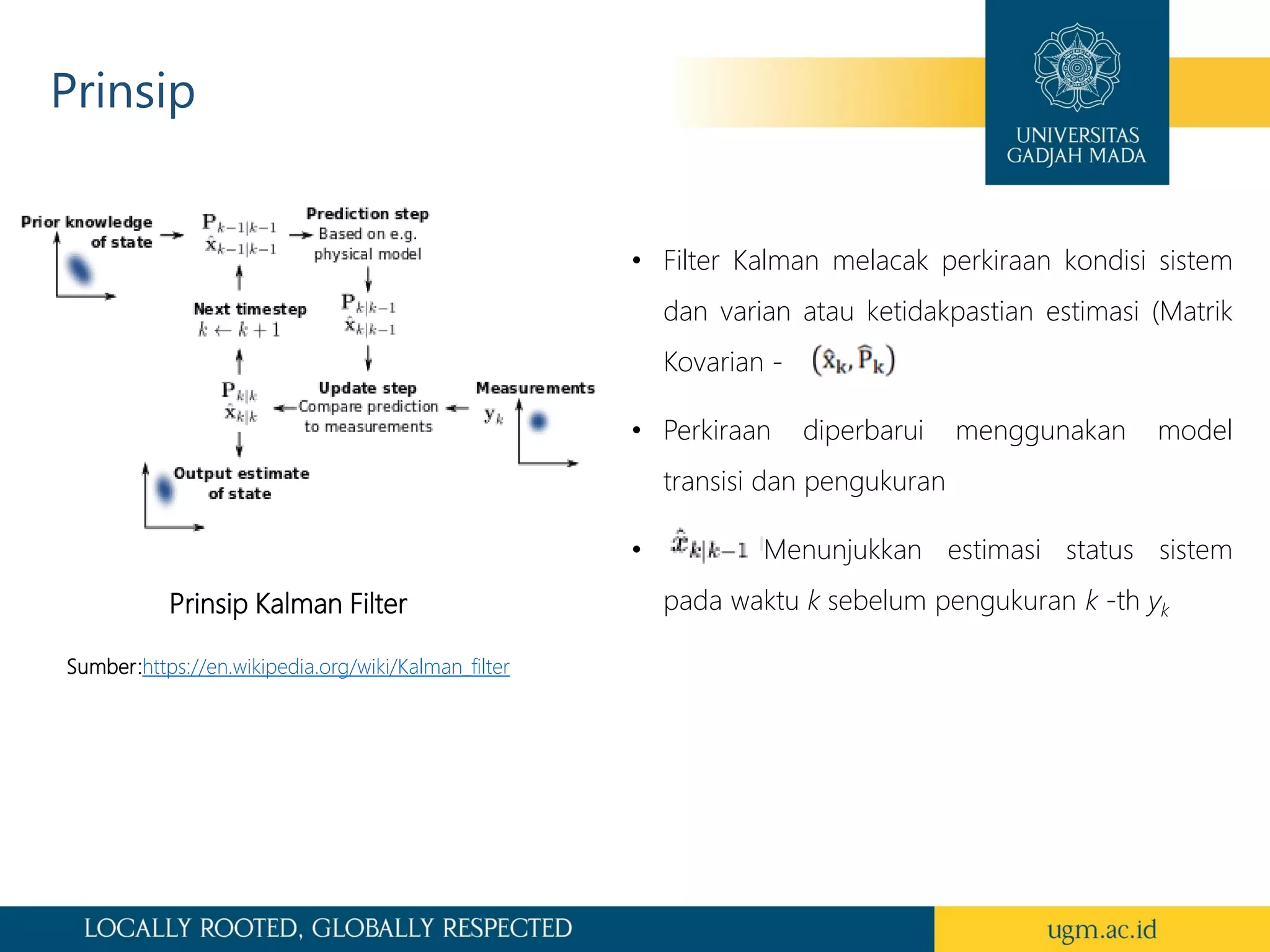 Prinsip dan Hitungan Kalman Filter | PDF