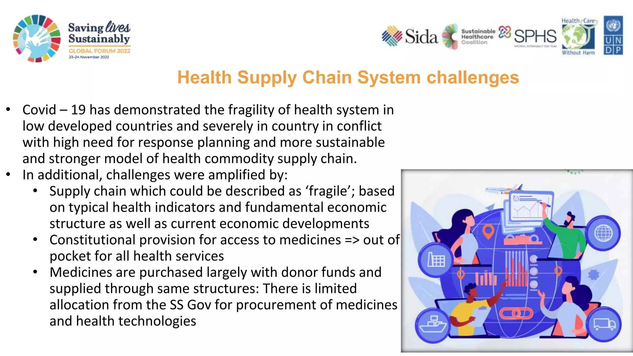 Health commodities supply chain management in a conflict environment | PPTX