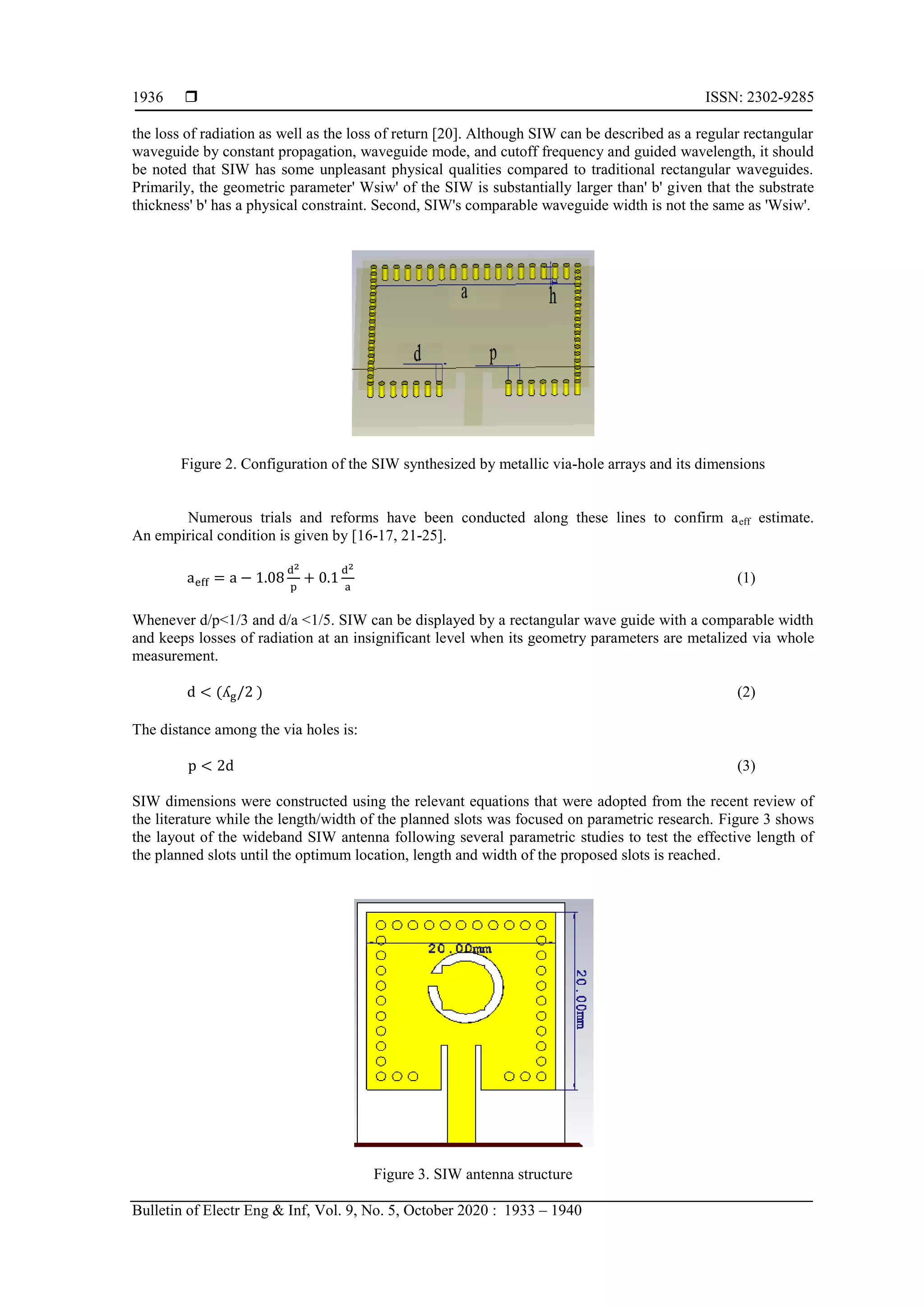 Wideband millimeter-wave substrate integrated waveguide cavity-backed ...