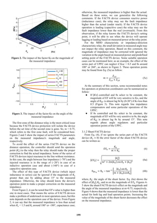 Performance Analysis of the Distance Relay Characteristics in a Compensated Transmission Line ...