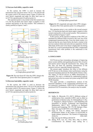Performance Analysis of the Distance Relay Characteristics in a Compensated Transmission Line ...
