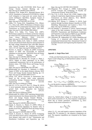Performance Analysis of the Distance Relay Characteristics in a Compensated Transmission Line ...