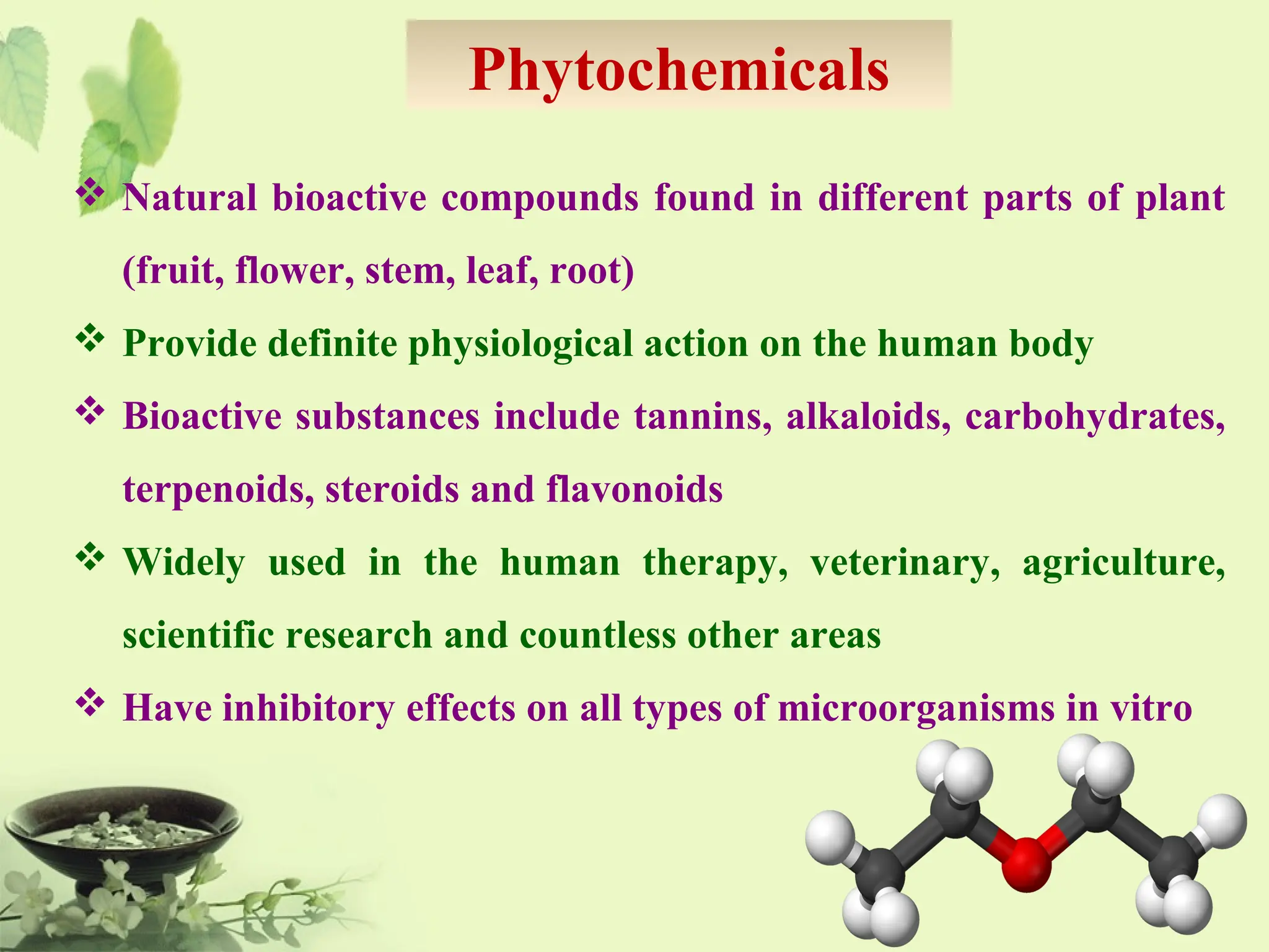 Application of medicinal plant and its extracts | PDF