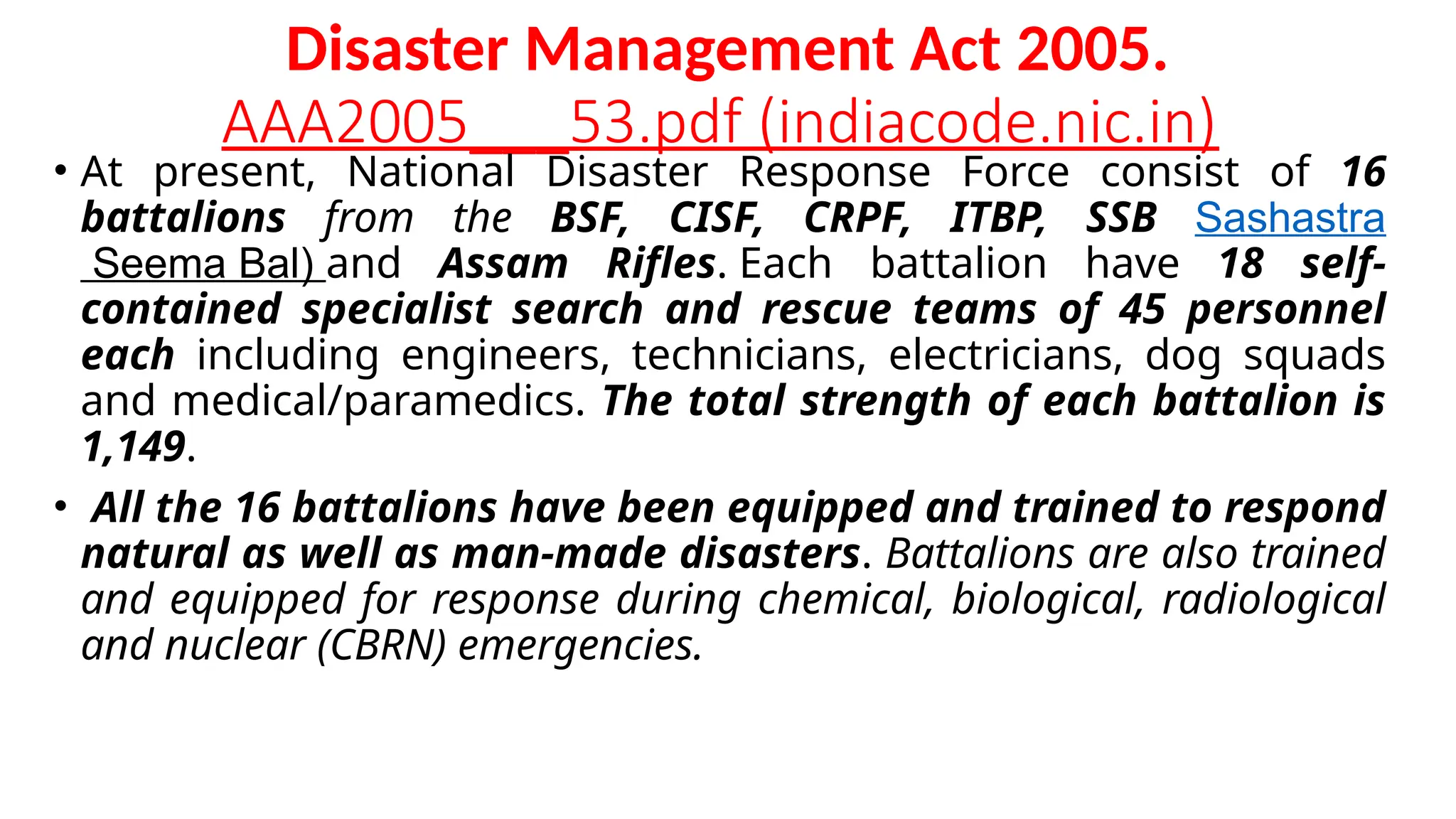Disaster Management & fire fighting pptx | PPTX