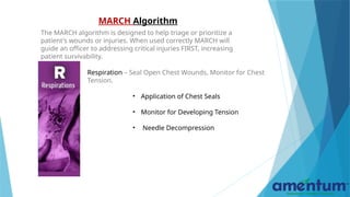 Tactical Medical Training for first responders and associates | PPTX