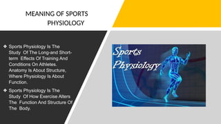 Physiology and injuries in sports class 12th | PPTX