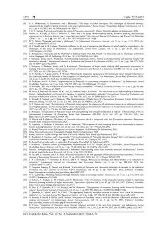 Development of learning models for inculcating Pancasila values | PDF