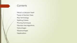 23-512(Decision Tree) machine learning ppt | PPTX