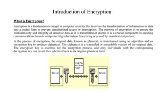 Encryption in Cryptography | PPTX