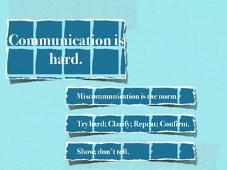 client communication | KEY