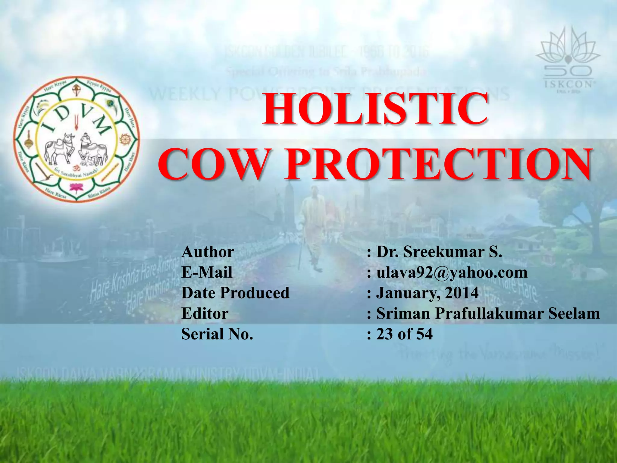HOLISTIC COW PROTECTION | PPT
