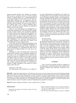 Early excision and grafting for deep burns | PDF