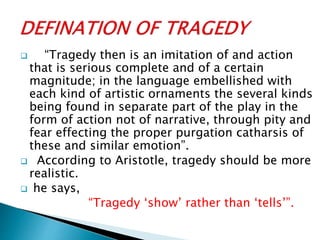 Six parts of tragedy | PPTX