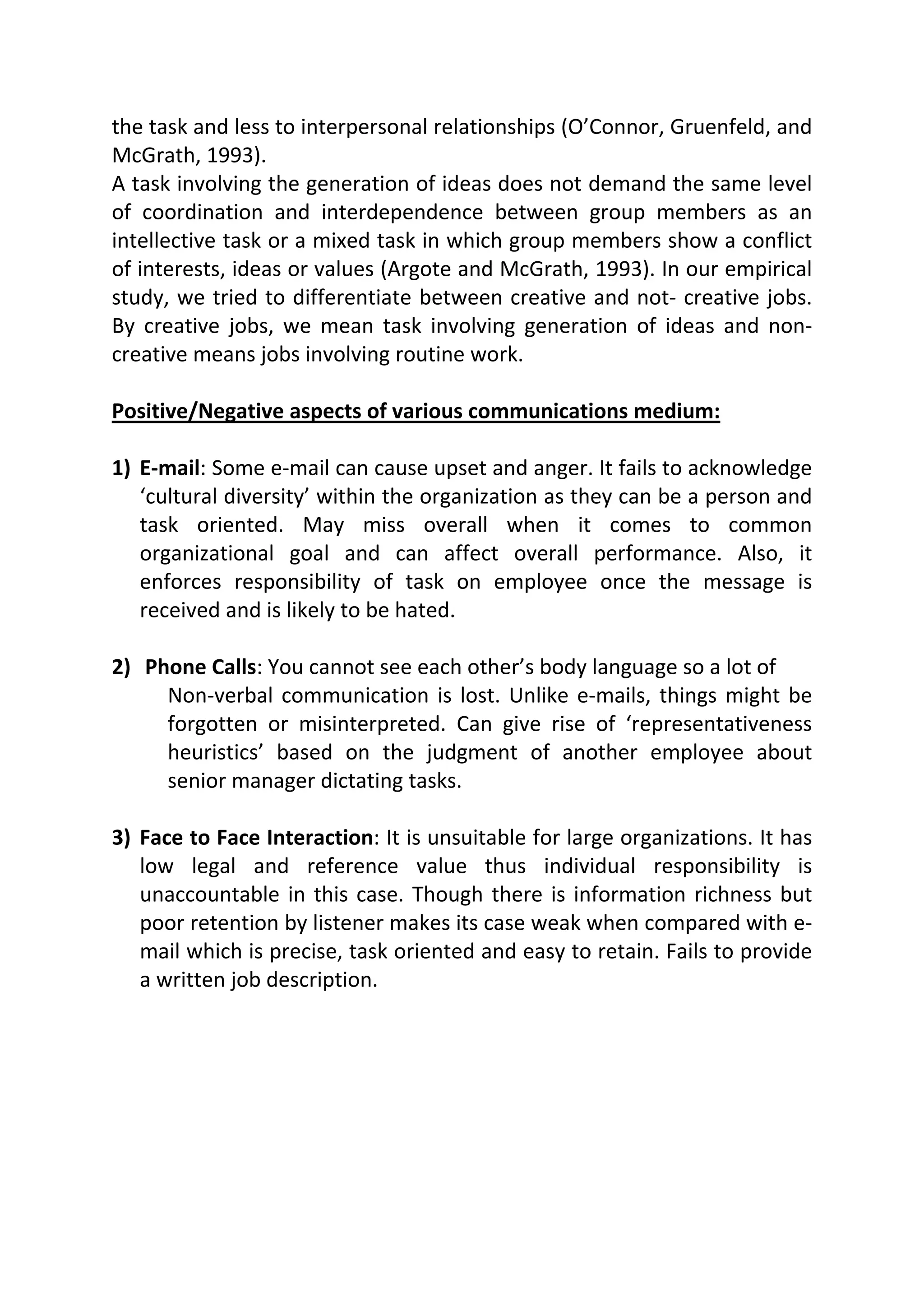 Effective Communication- Organizational Behavior | PDF