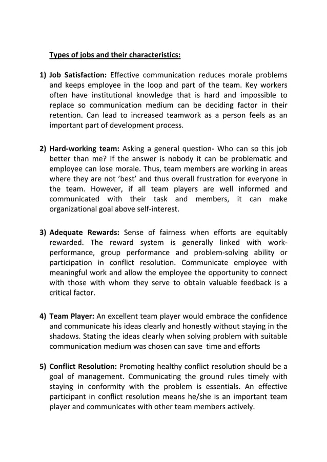 Effective Communication- Organizational Behavior | PDF