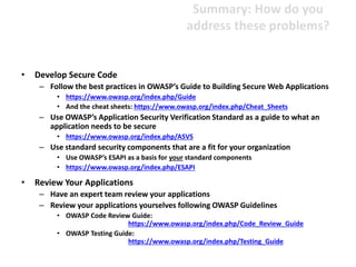 23 owasp top 10 - resources | PPT