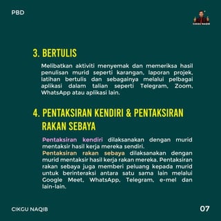 PBD (Pentaksiran Bilik Darjah) | PDF