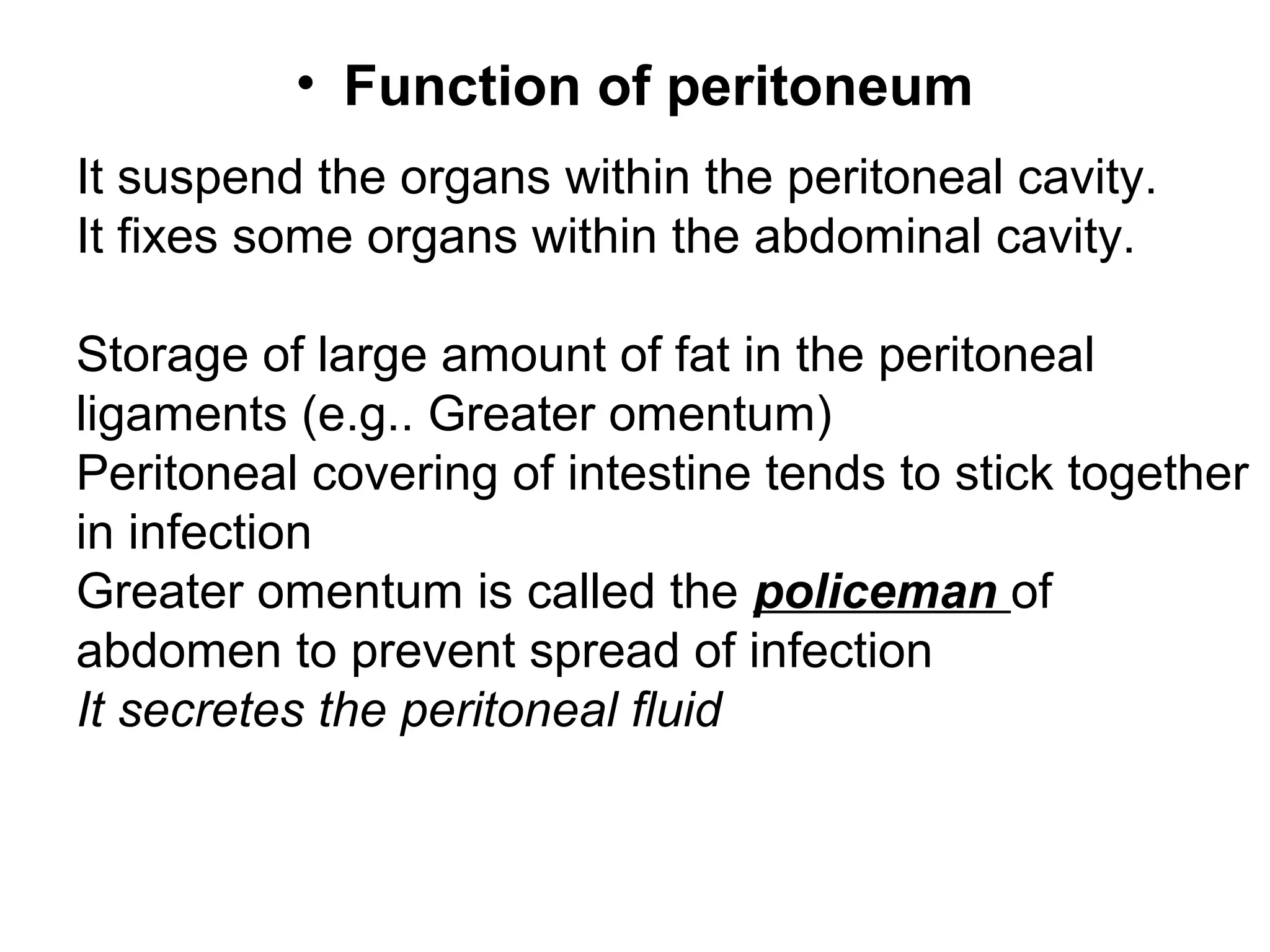 23 peritoneum | PPT