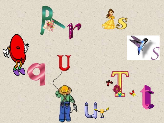 Play Group English Writing from Qq,Rr,Ss,Tt,Uu | PPT