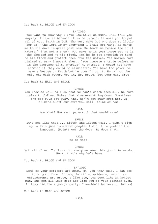 23 script revision | PDF