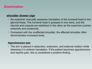 23 shoulder dislocation - d3 | PPT
