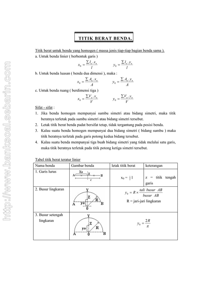 23 titik-berat-benda | PDF