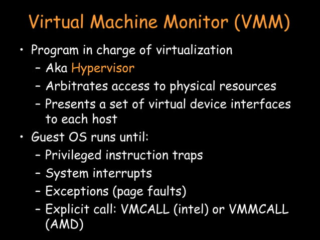 Virtualization (Distributed computing) | PPT | Operating Systems | Computer Software and ...