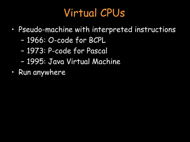 Virtualization (Distributed computing) | PPT | Operating Systems ...
