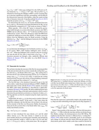 AGN Feeding and Feedback in M84: From Kiloparsec Scales to the Bondi Radius | PDF | Physics ...
