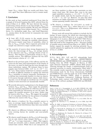 Hydrogen Column Density Variability in a Sample of Local Compton-Thin ...